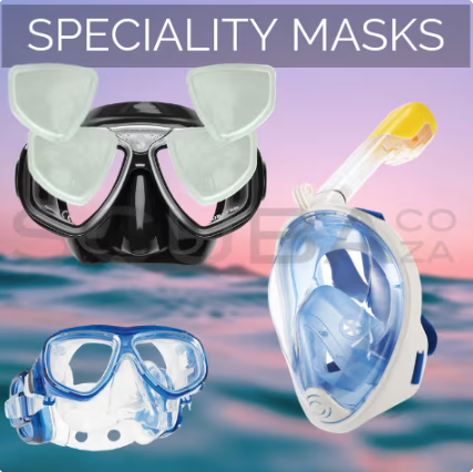 scuba dive-Speciality SCUBA & Snorkelling Masks-SCUBA.co.za