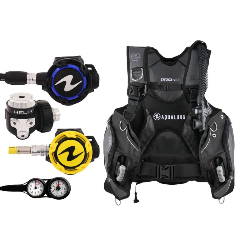 Aqualung Helix Pro HD Scuba Hardgear Set – SCUBA.co.za