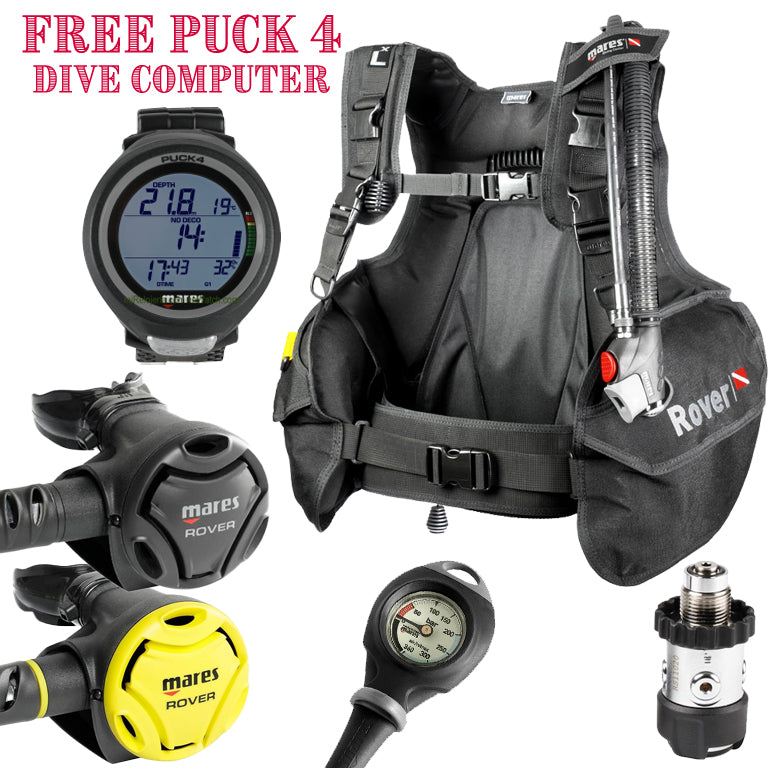 Mares Rover 2S Set + FREE PUCK4 Dive Computer – SCUBA.co.za