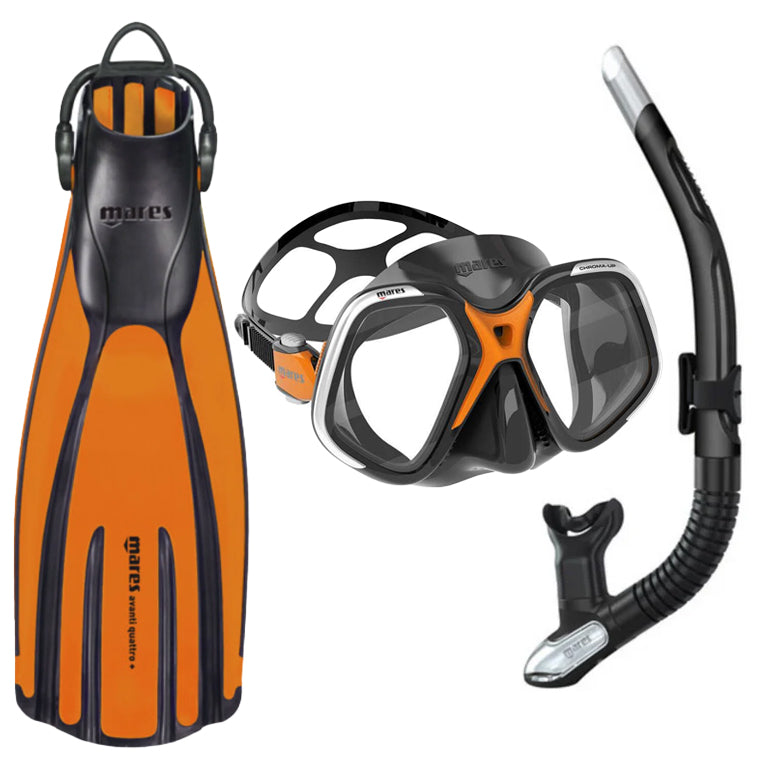 Mares Quattro Open Heel Set – SCUBA.co.za